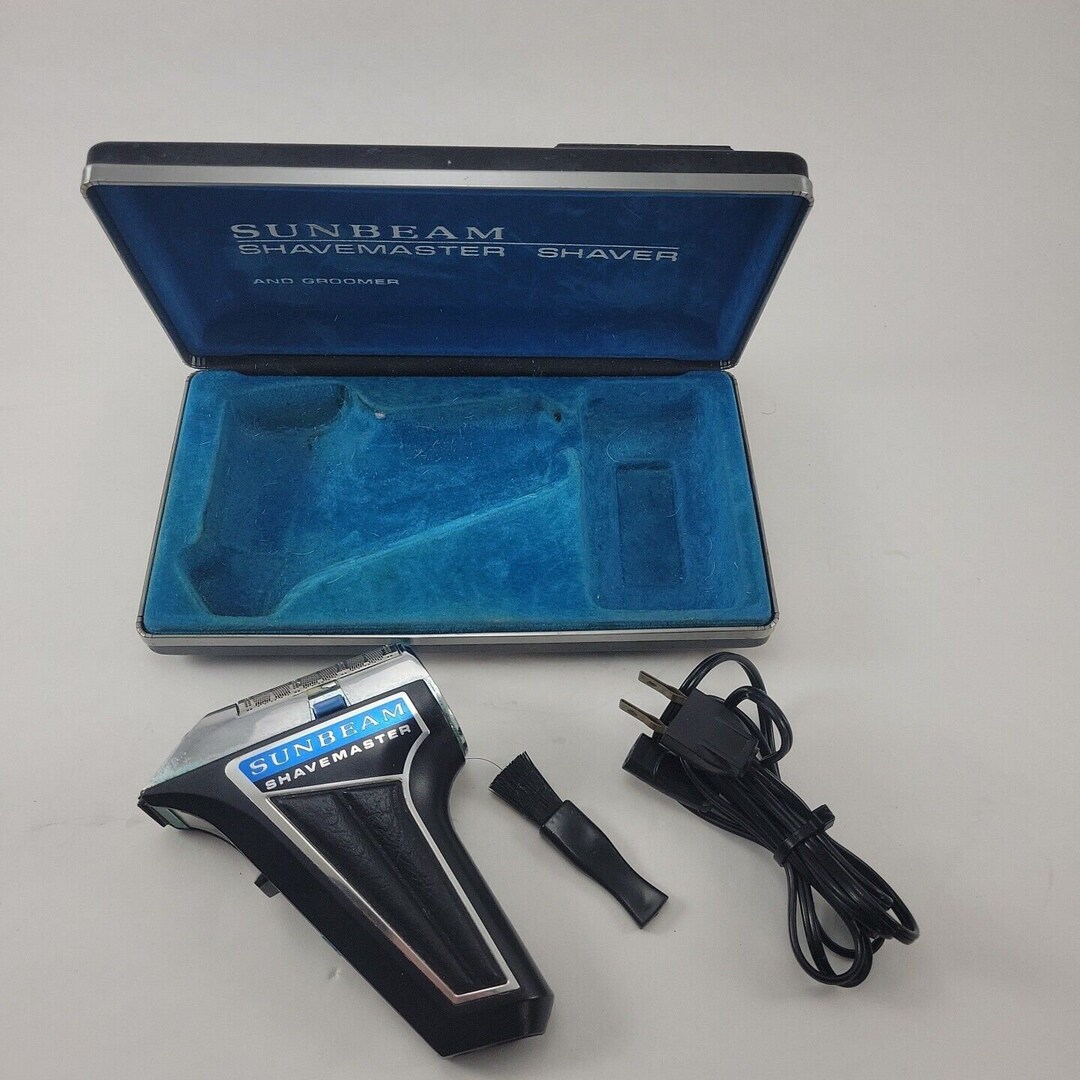 Vintage Sunbeam Shavemaster Electric Shaver W/ Case - Etsy