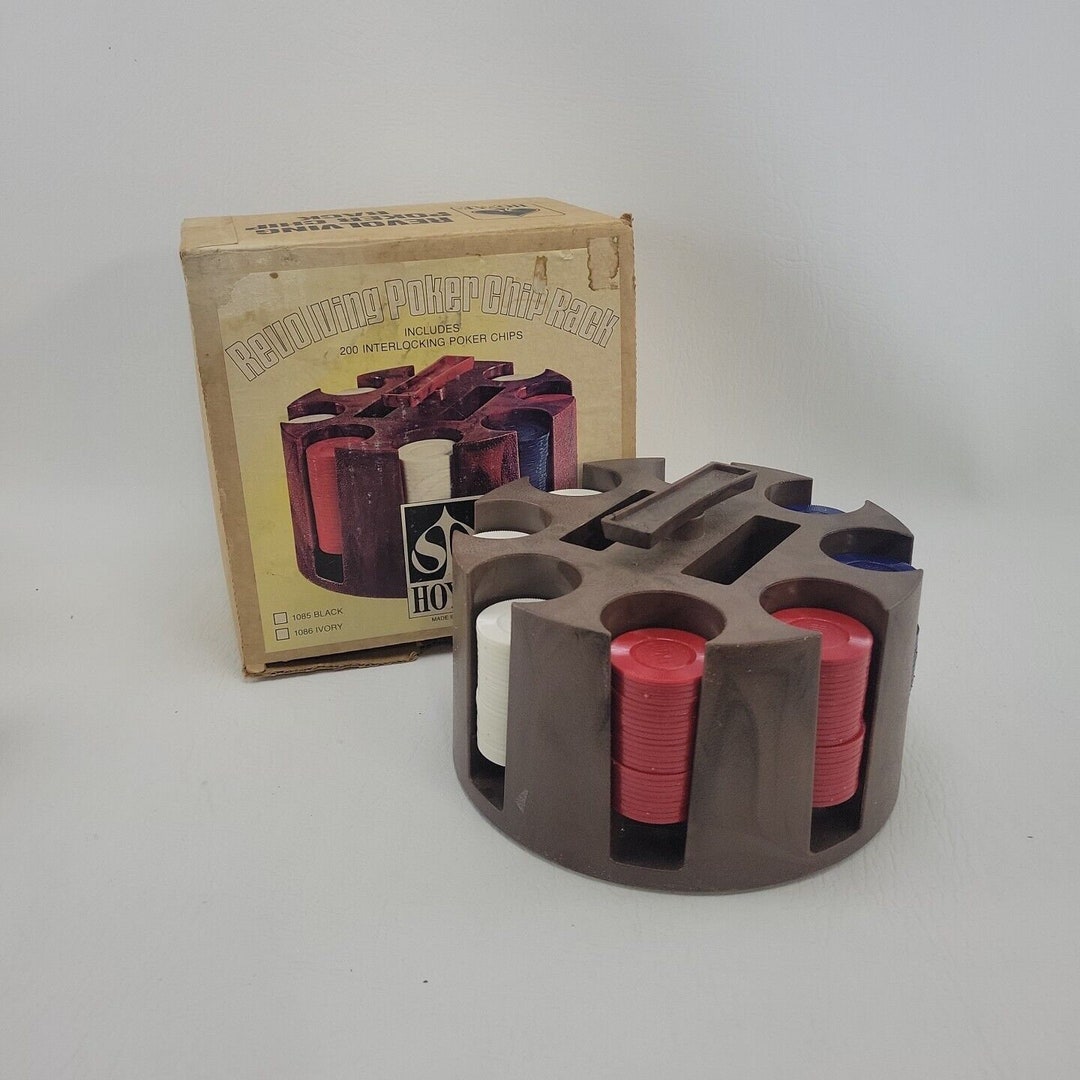 Vintage Hoyle Revolving Poker Chip Rack #1087 Original Box - Etsy