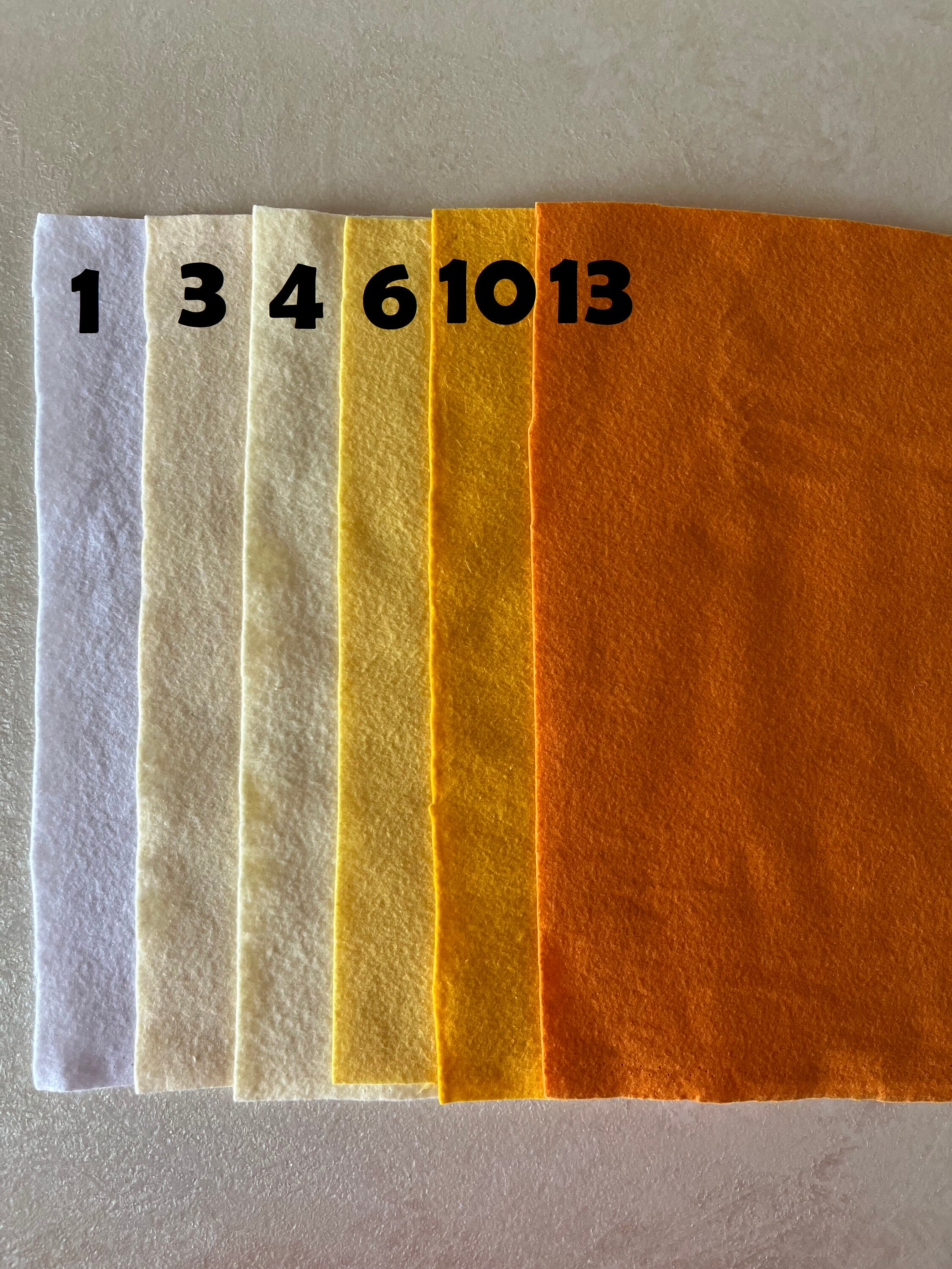 Wool Blend Felt Sheets 9 X 12", Craft Felt Sheets 20 X 30 Cm, Different ...