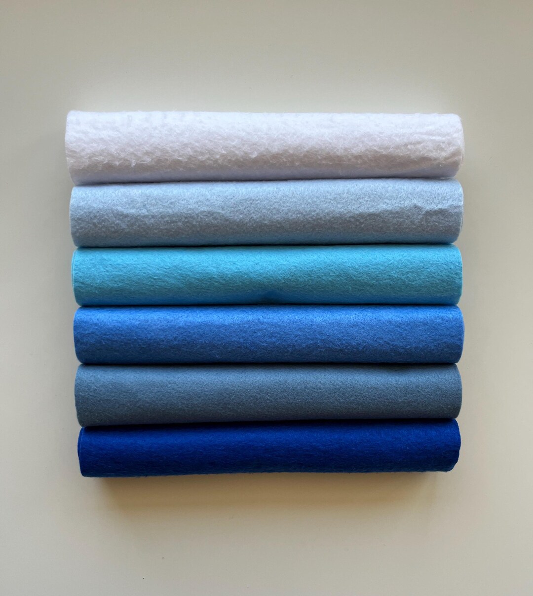 6 Sheets Wool Blend Felt 20 X 30 Cm , Craft Felt Sheets 9 X 12", Shades ...