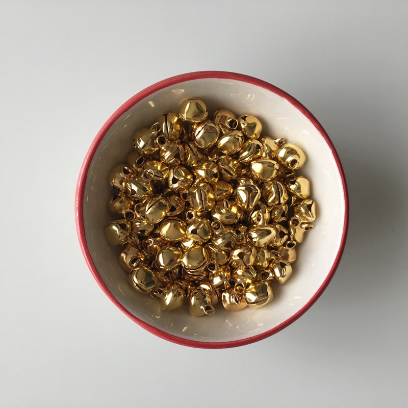 Tiny Bell Charm - Etsy