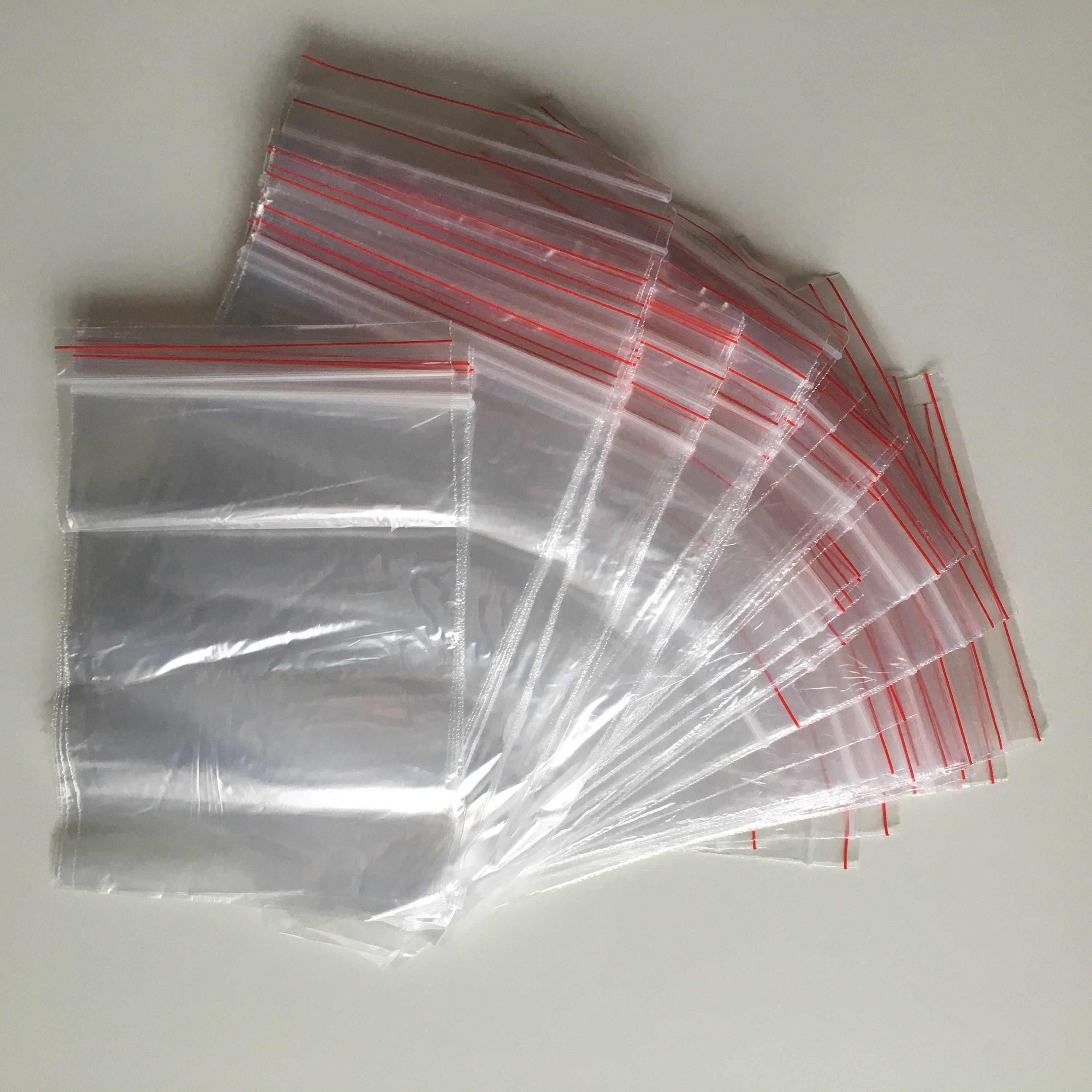 Clear Zip Lock Plastic Bags Self Adhesive Resealable Zip Lock Reusable ...