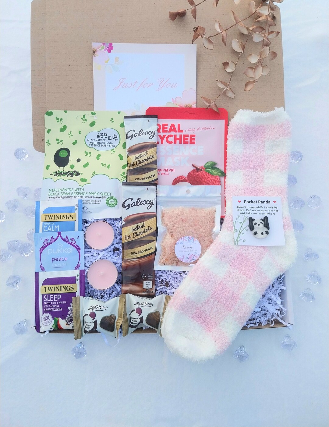 Hug in a Box Gift, Thinking of You Gift, Pick Me up Gift Box, Small ...