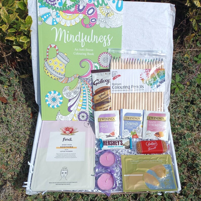 Mental Health Box Distraction Box Self Care Kit Anxiety - Etsy