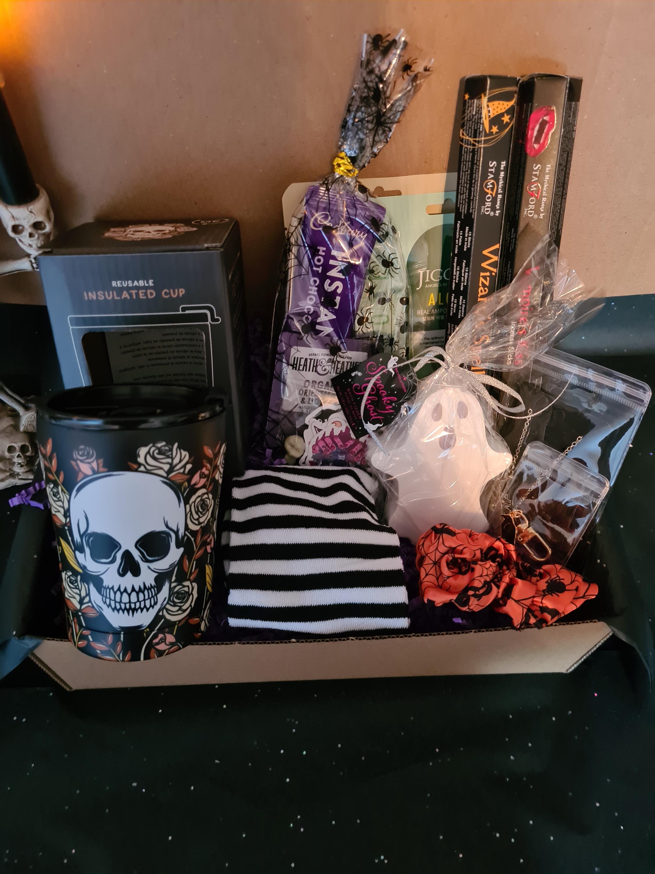 Goth Girl Gift Box, Witchy Woman Gifts, Halloween Boo Box, Self Care ...