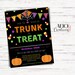 Editable & Printable Trunk or Treat Flyer. Perfect for Your PTA/PTO ...