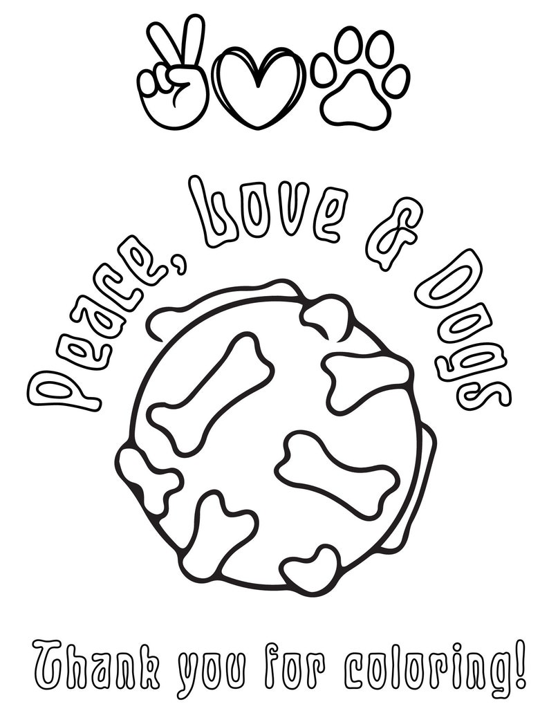 Puppy Love Coloring Pages - 30 Pages - Etsy