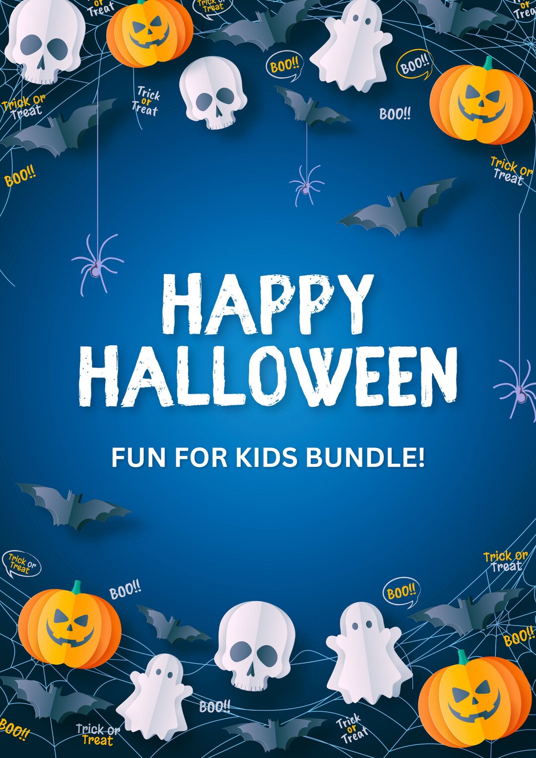Ultimate Kids Halloween Fun Bundle - Etsy