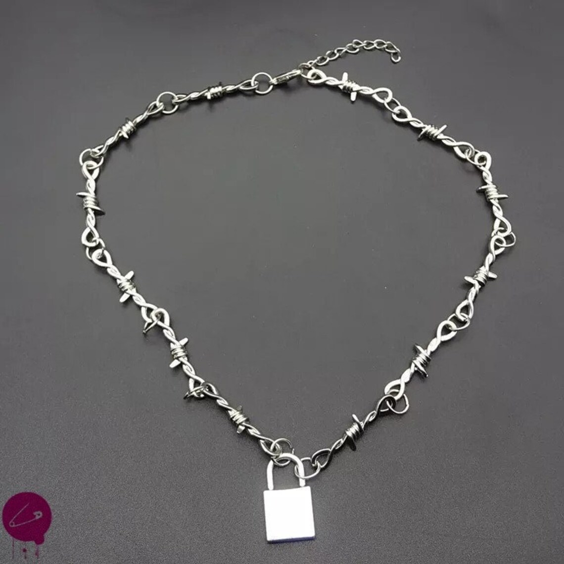 Silver Punk Rock Thorns Brambles Gothic Emo Grunge Unisex - Etsy