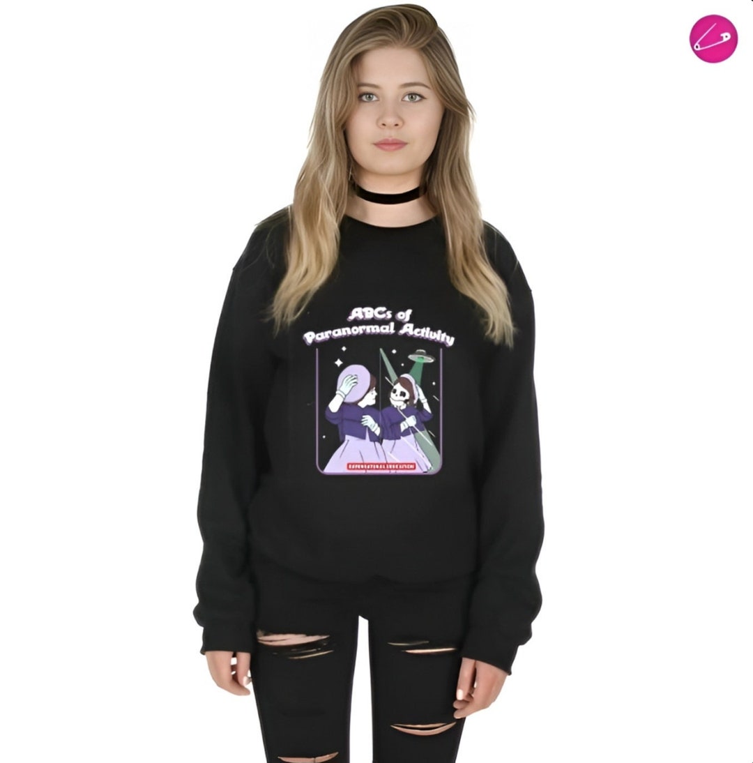 ABC Paranormal Activity Dark Gothic Grunge E Girl Rock Harajuku Black ...