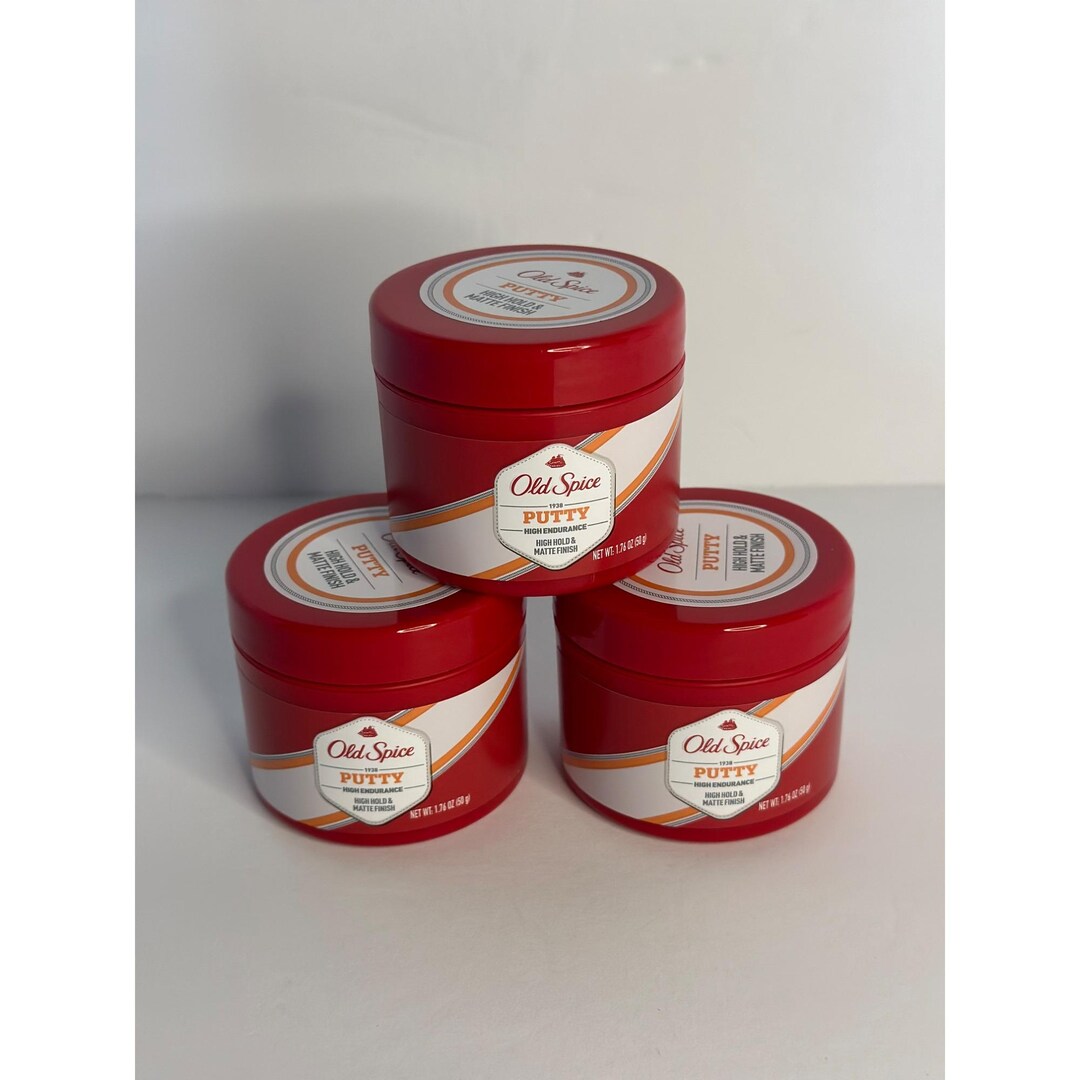 3 Pack Old Spice High Endurance Putty High Hold Matte Finish Hair 1 ...
