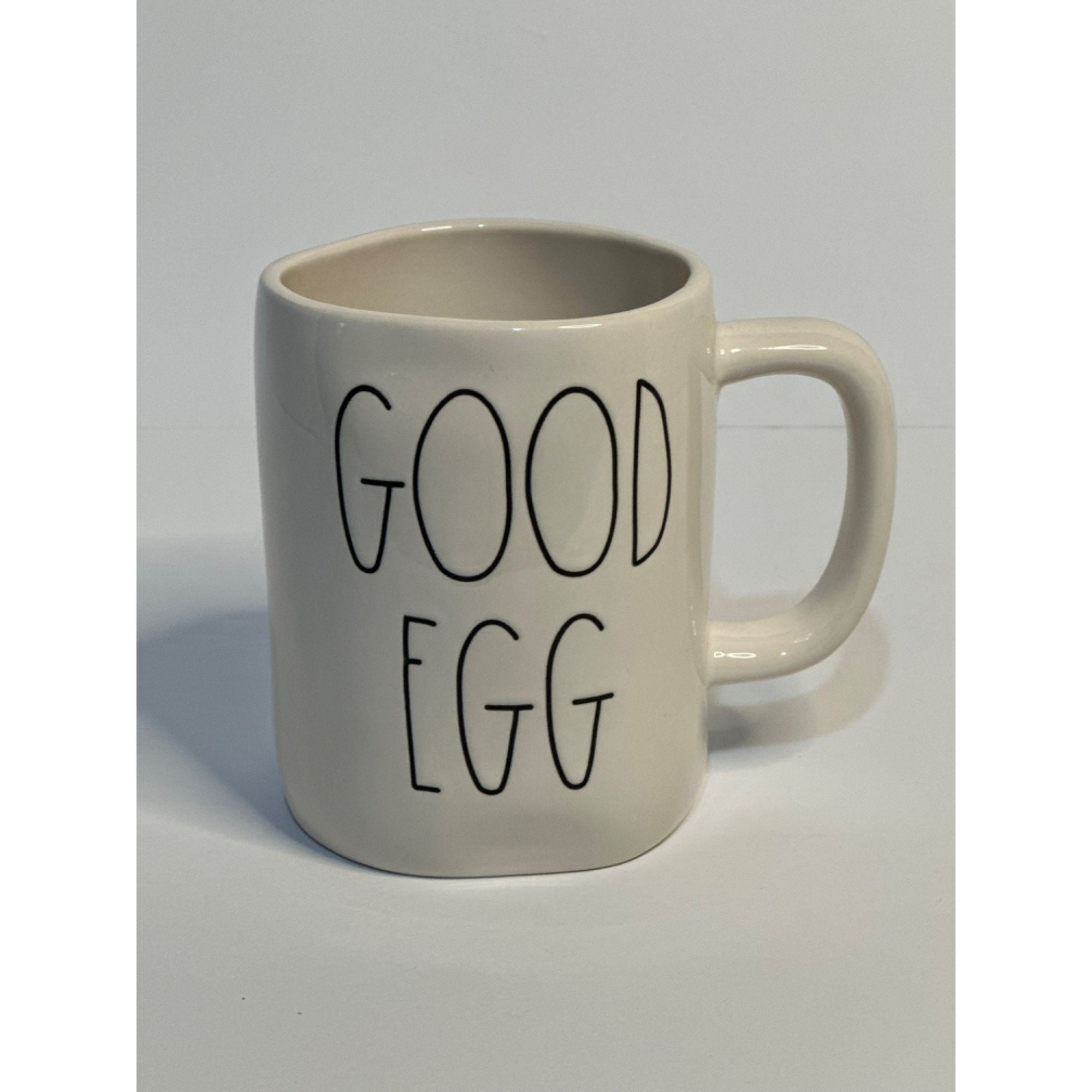 Rae Dunn Good Egg / Bad Egg Easter Black Ceramic Coffee Cup / Mug Table ...