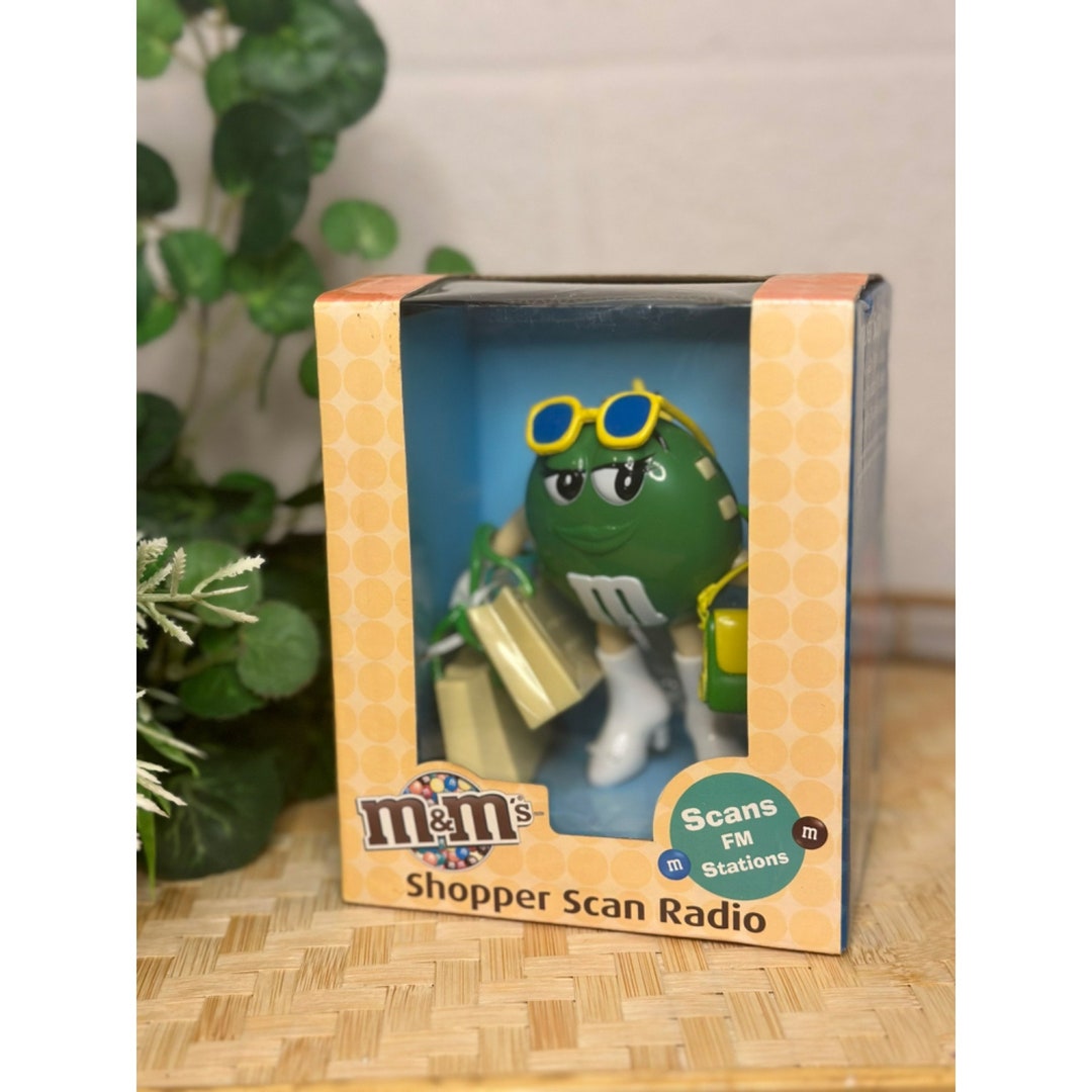 M&M Green Shopper Scan Radio FM New in Box Model M8MR4 2009 - Etsy