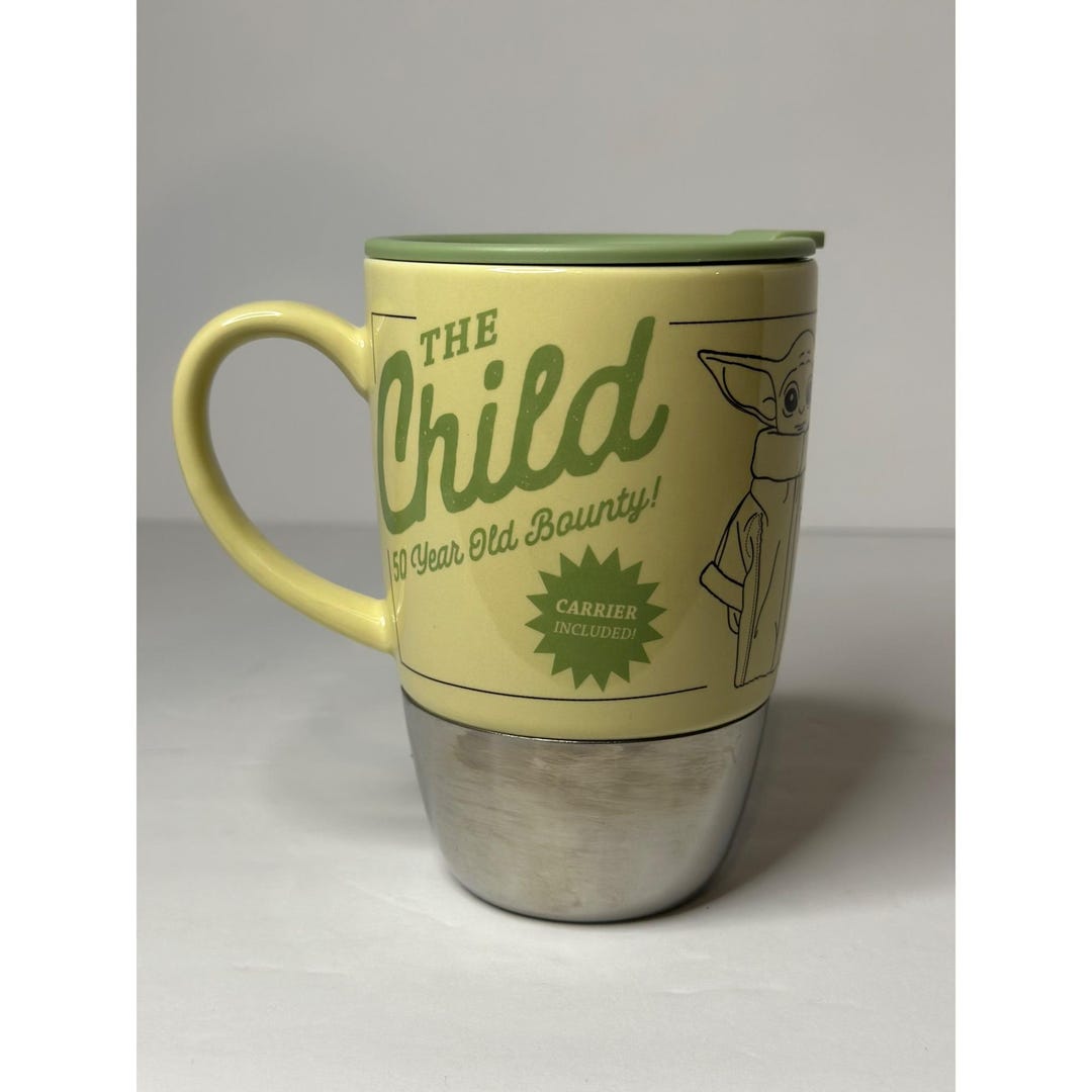 Star Wars Disney Store Grogu the Child Travel Coffee Tea Mug - the ...