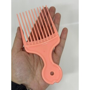 Vintage Pink Plastic Hair Pick Comb for All Hair Types Styling - Etsy