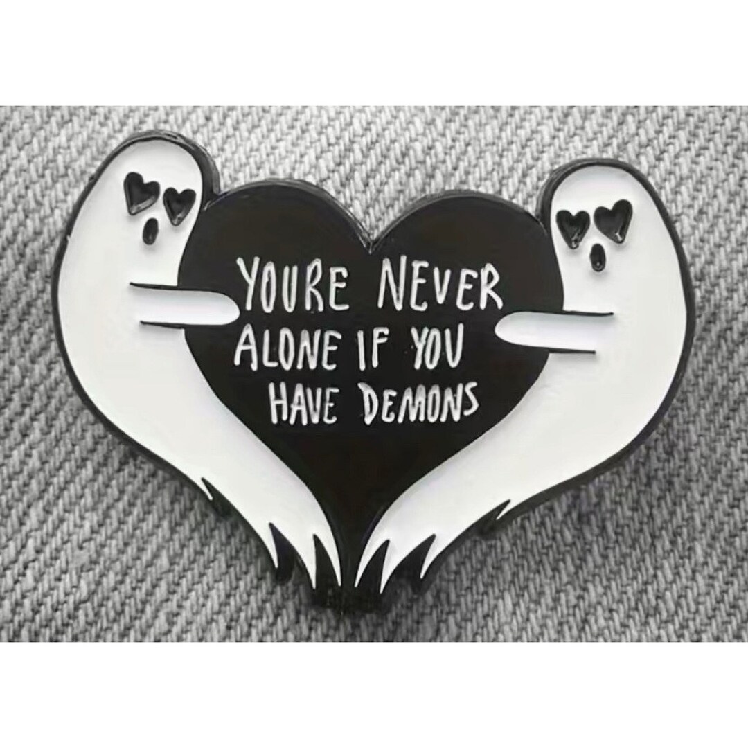 Halloween Horror Ghost Enamel Pin - Funny Fashion Accessory for Bags ...