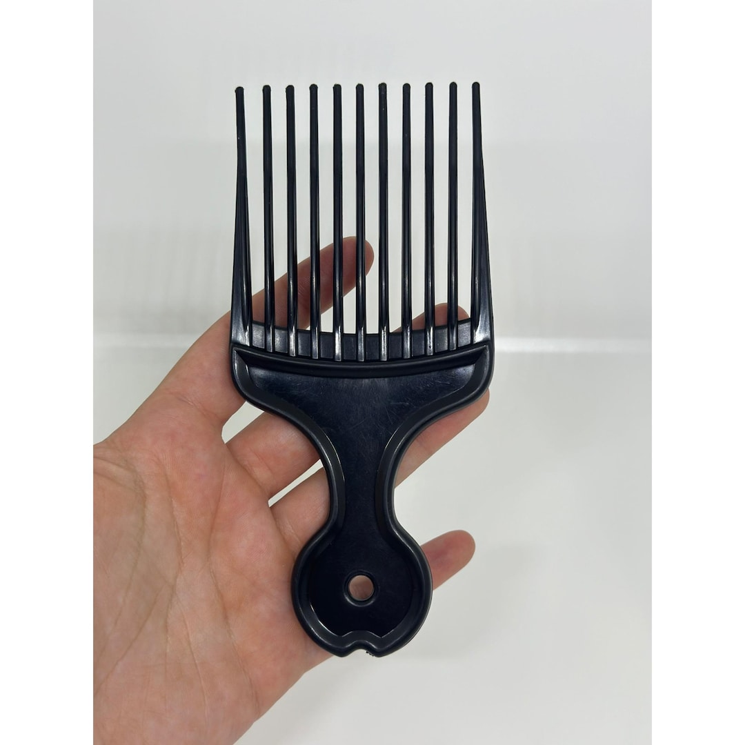 Vintage Black Plastic Hair Pick Comb for All Hair Types Styling - Etsy