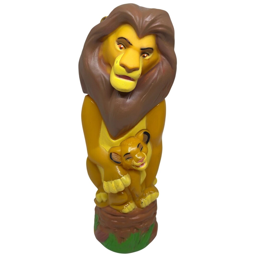 VTG 1994 Lion King Simba & Mufasa Soakie Bubble Bath Figure ...