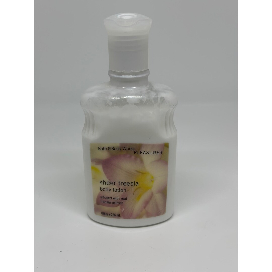 Bath & Body Works Pleasures Sheer Freesia Original Classic Body Lotion ...
