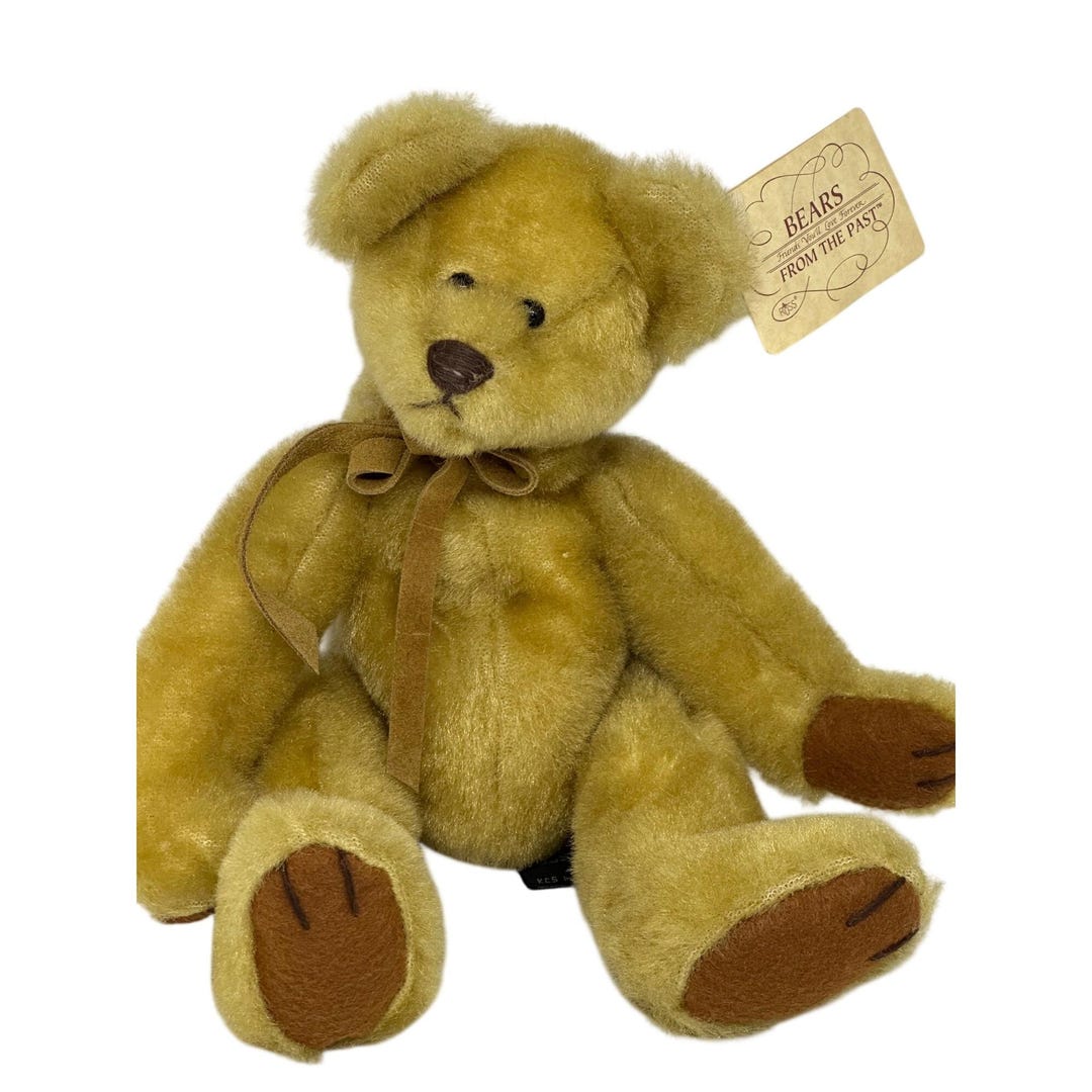 NWT Russ Berrie Blair Teddy Bear Gold Plush Jointed Bears From the Past ...