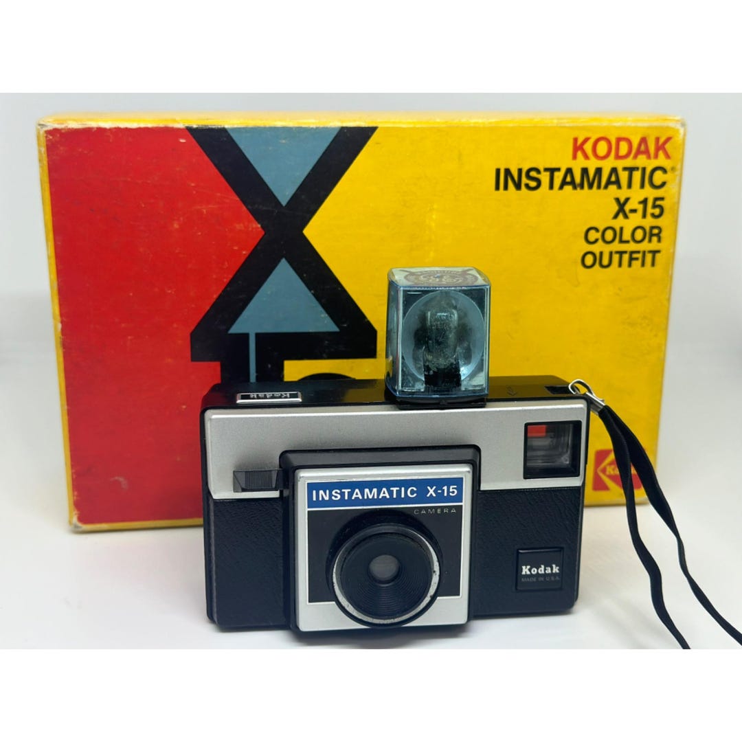 Kodak Instamatic X-25 Color Outfit Model:ax-25r Flash Cube UNTESTED - Etsy