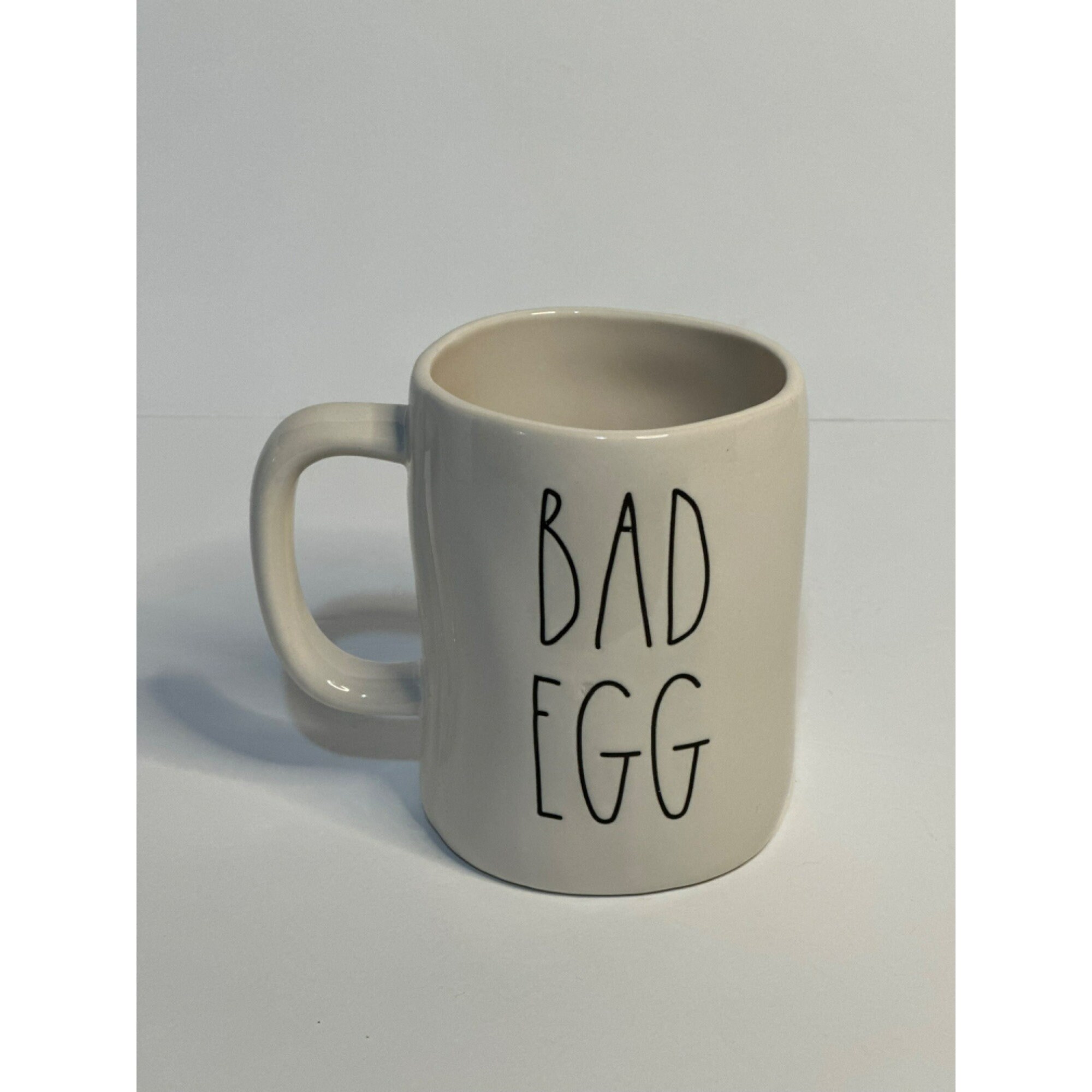 Rae Dunn Good Egg / Bad Egg Easter Black Ceramic Coffee Cup / Mug Table ...
