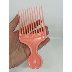Vintage Pink Plastic Hair Pick Comb for All Hair Types Styling - Etsy
