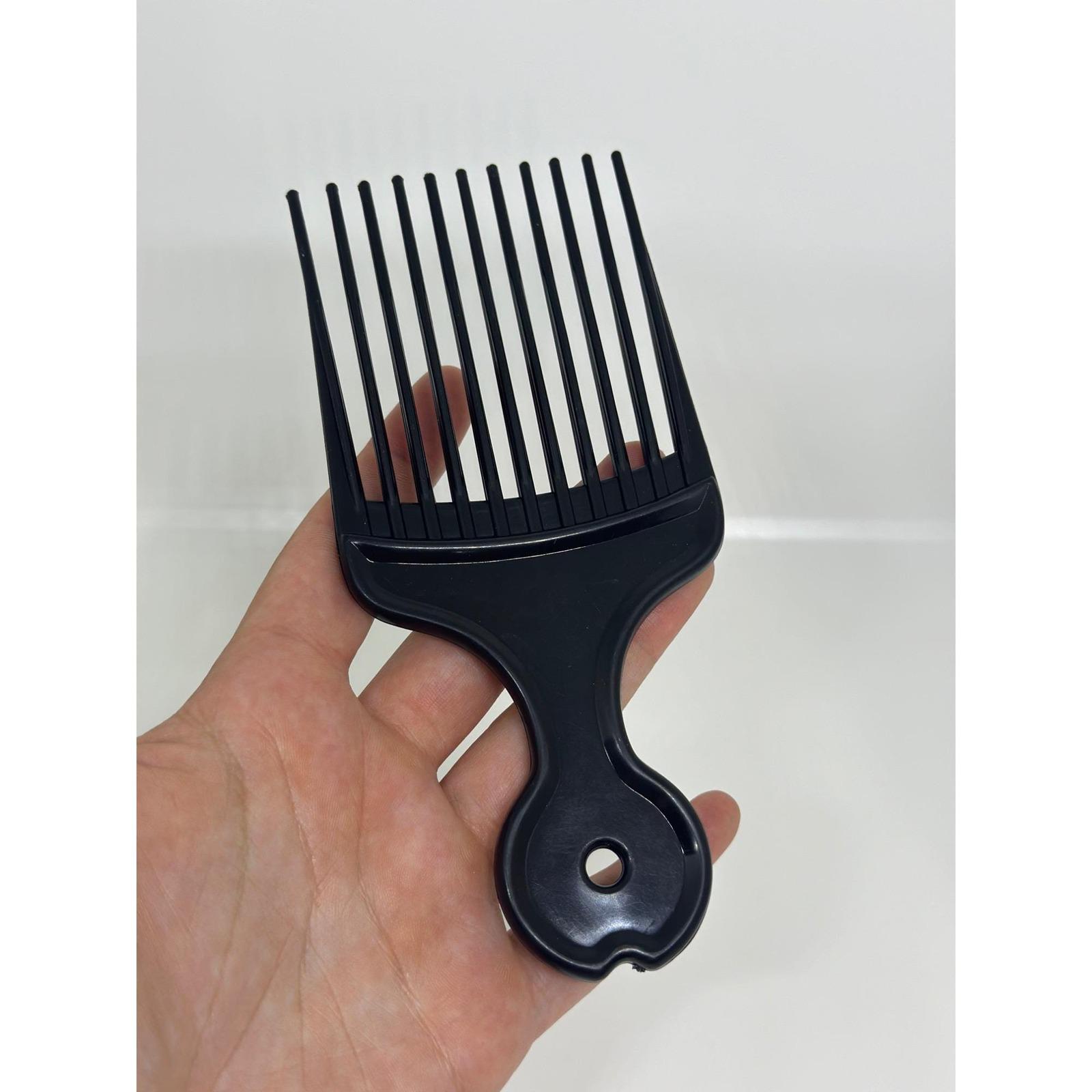 VTG Black Plastic Hair Pick Comb Afro Fluff Volume Styling Tool All ...
