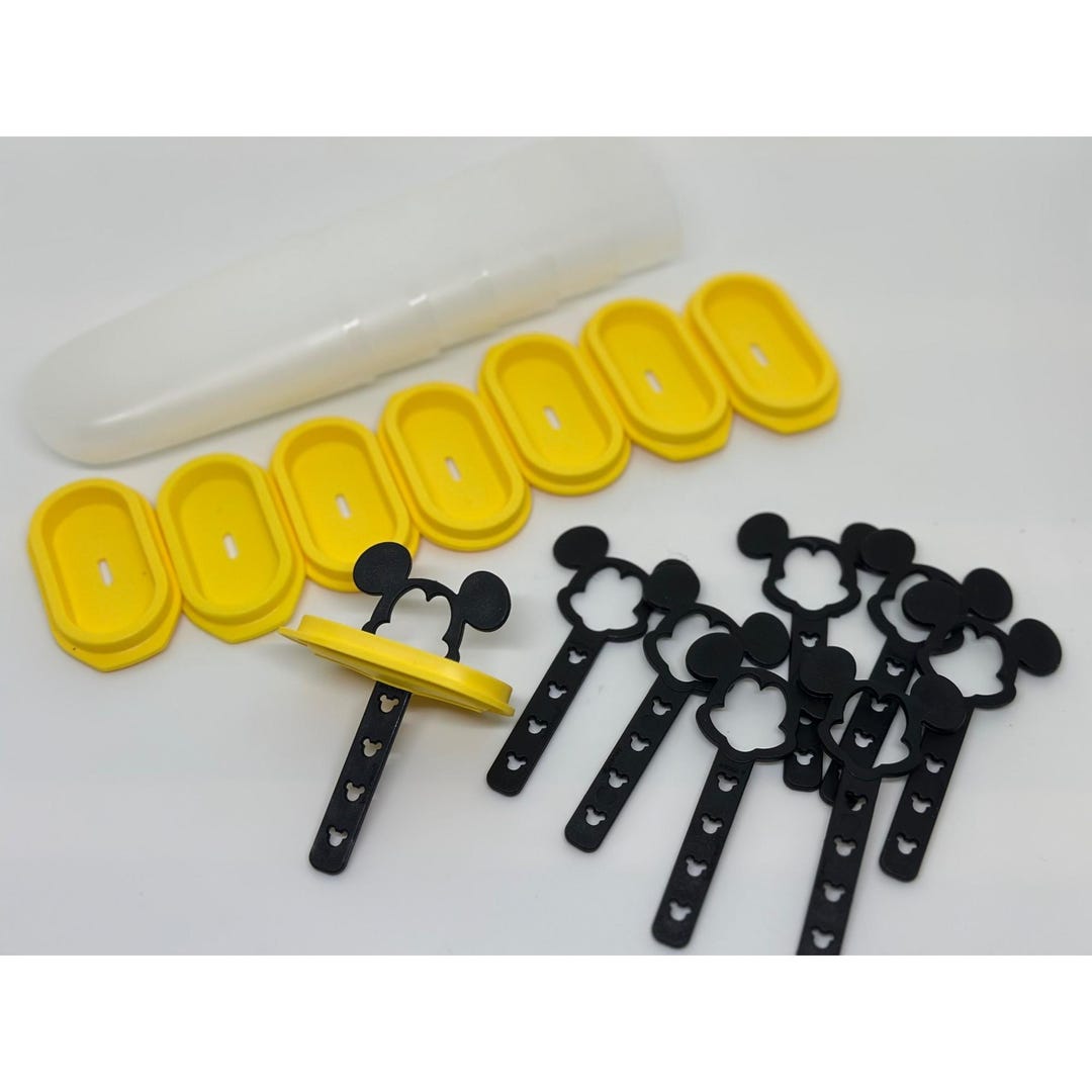 Tupperware Ice Tups Mickey Mouse Disney Popsicle Complete Set + Bonus ...