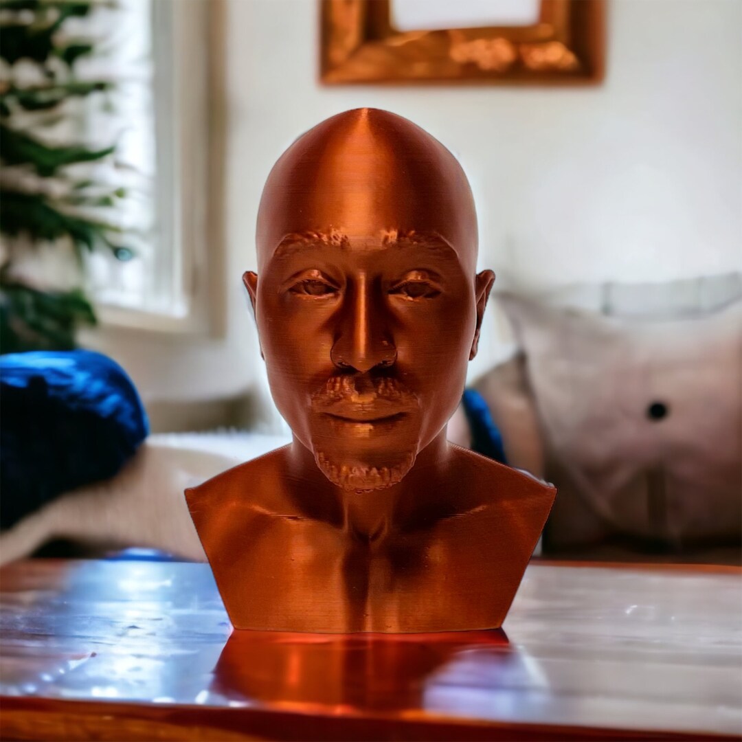 2pac Bust Scuplture Tupac Statue - Etsy