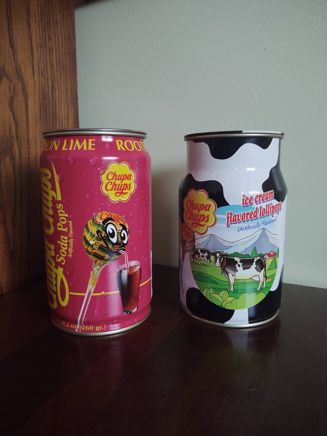 Chupa Chups Cherry Cola/lemon Lime/rootbeer Soda Pops and Ice Cream ...