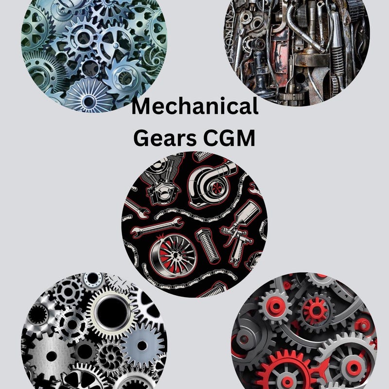 Mechanical Gears Patch - Etsy