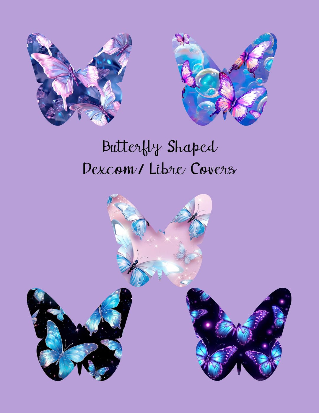 Butterfly Dexcom G7/libre CGM Covers, Style Pack - Etsy
