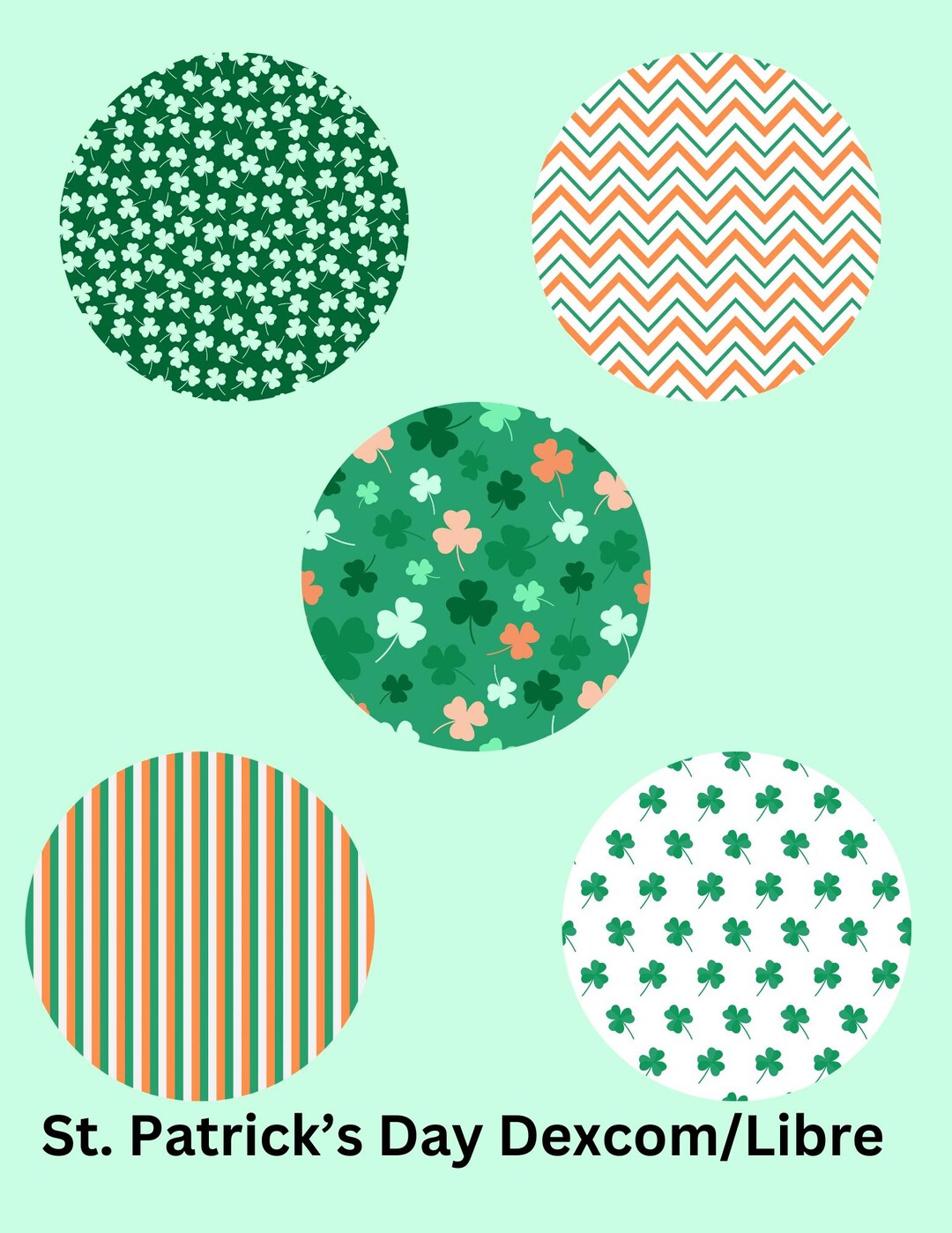 Dexcom G7, Dexcom G6 Libre 3, Libre 2 CGM Covers St. Patrick's Day CGM ...