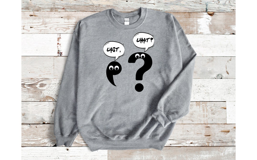 Wait, What? SVG PNG DXF Eps Pdf Funny Punctuation Design Digital ...