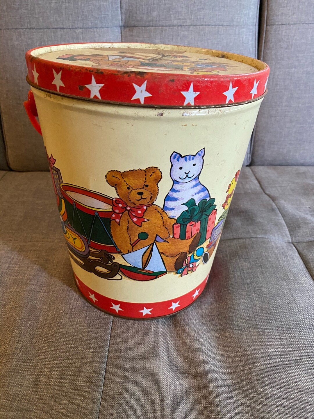 Antique Toy Bucket - Etsy