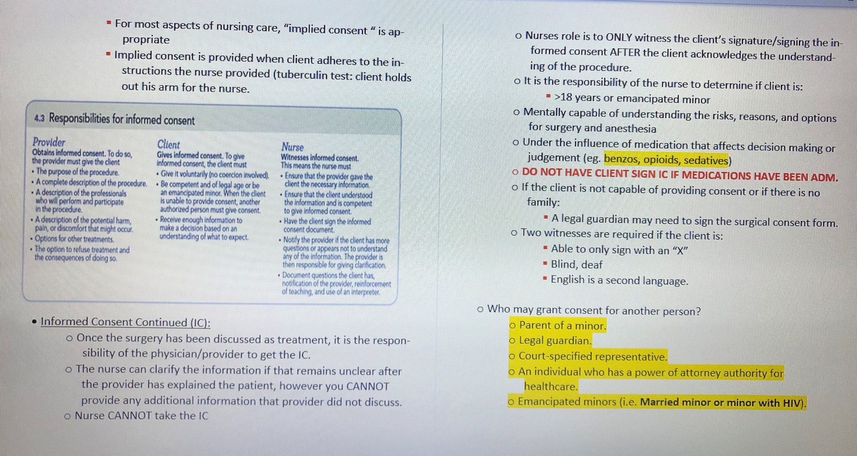 Perioperative, Intraoperative, and Postoperative Nursing Care Notes for ...