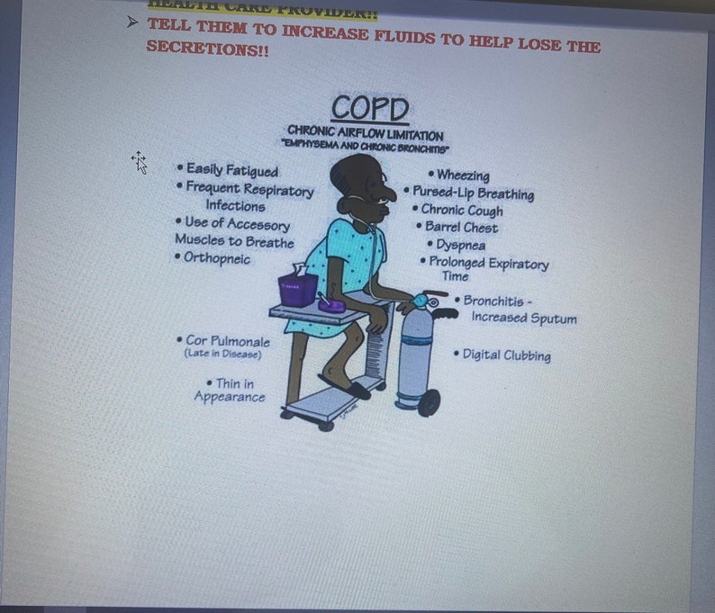 Heart Failure, Asthma, COPD Nursing School Notes - Etsy