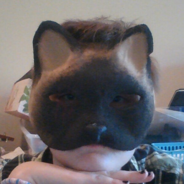 Siamese Cat Therian Mask - Etsy