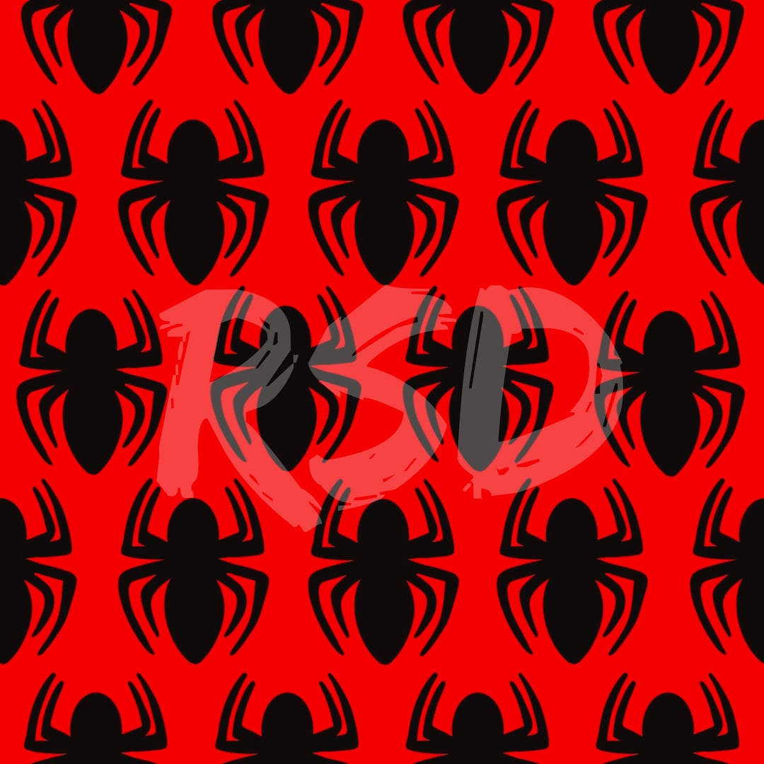 Spidey Red Seamless Digital Download - Background File Retro Superhero ...