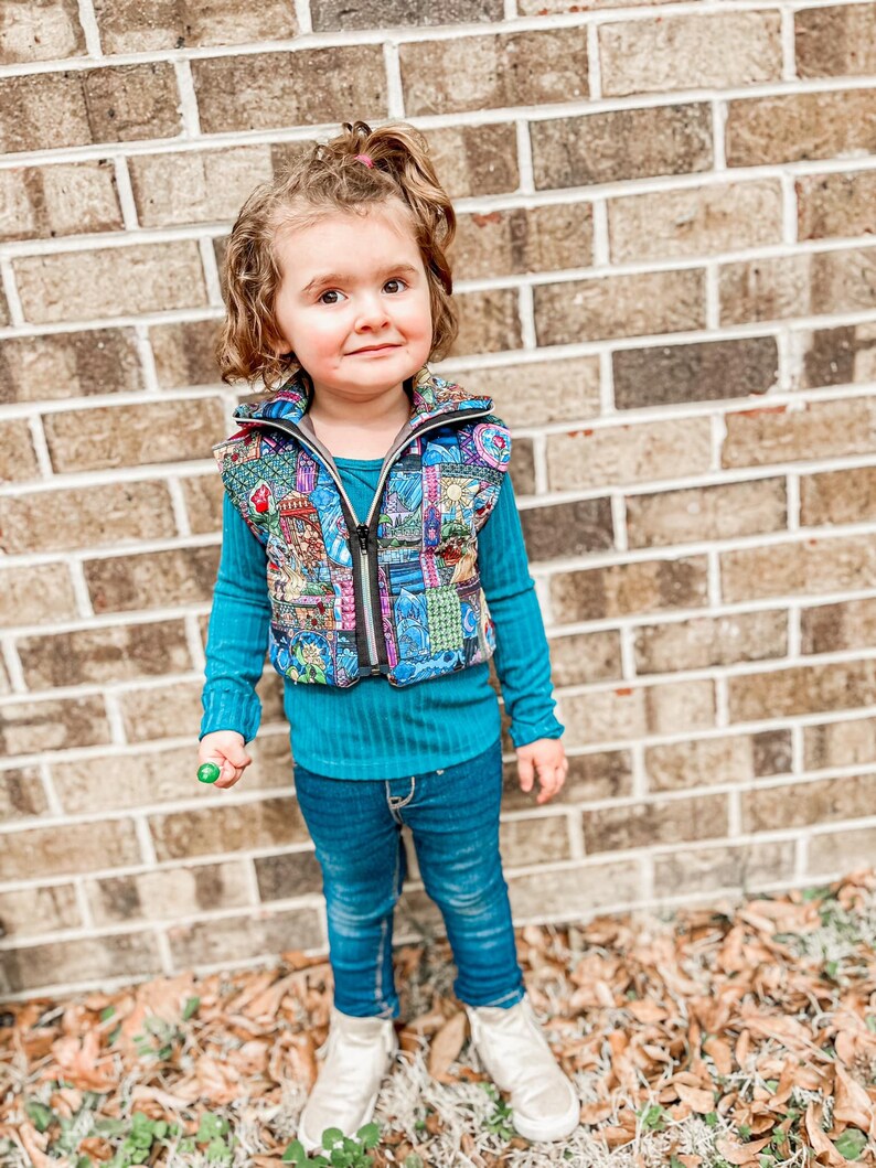 RSD Taylor Puffer Jacket Vest PDF Sewing Pattern - Children Baby ...