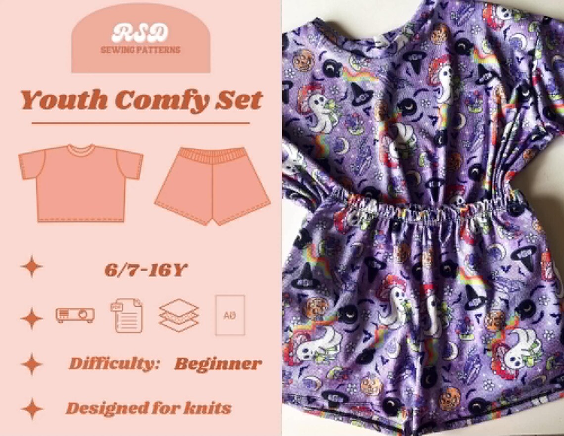 RSD Youth Comfy Set PDF Sewing Pattern - Children Baby Toddler Sewing ...