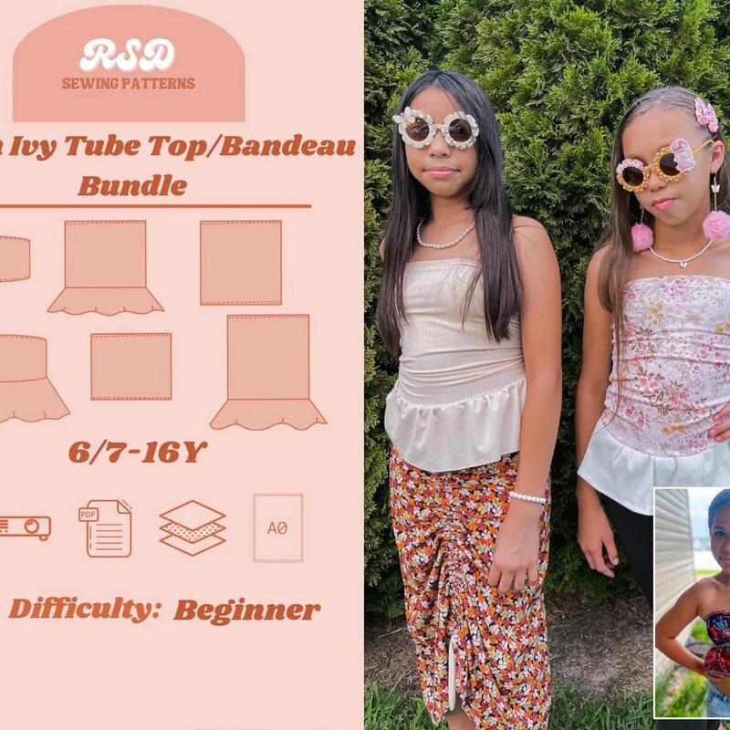 Little Girls Tube Top - Etsy