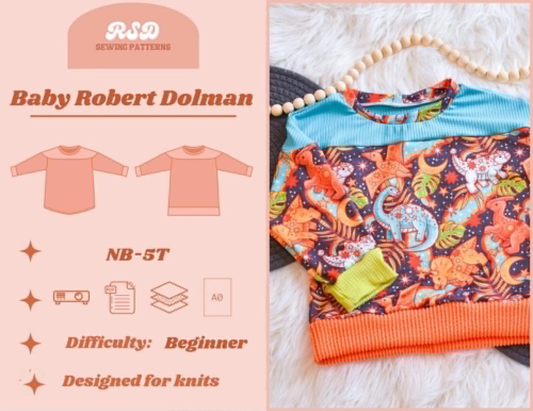 RSD Baby Robert Dolman PDF Sewing Pattern - Children Baby Toddler ...