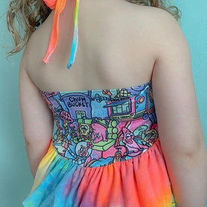 RSD Olive Ruffle Halter Top PDF Sewing Pattern - Children Baby Toddler ...