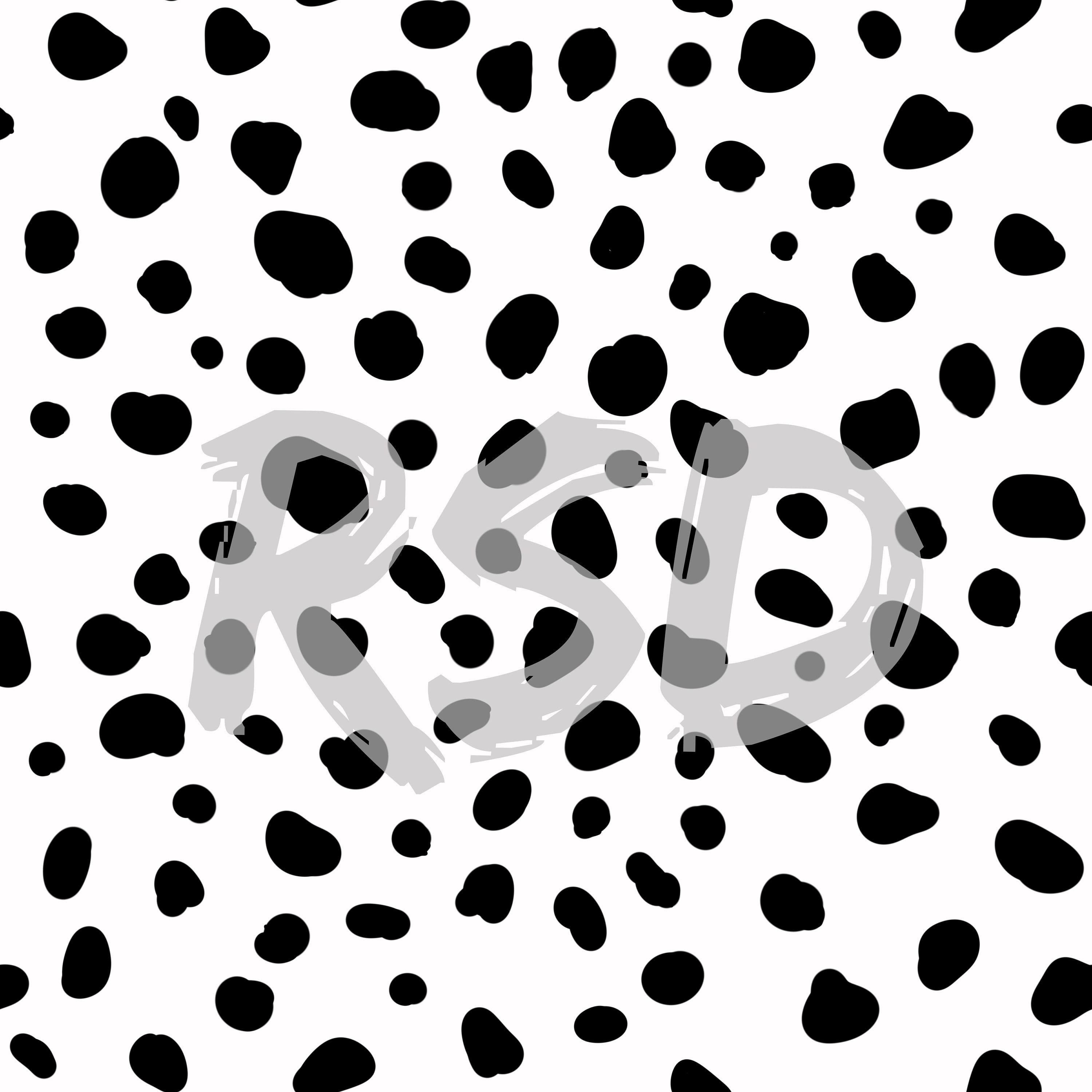 Dalmatian Seamless Digital Download - Background File Black White ...
