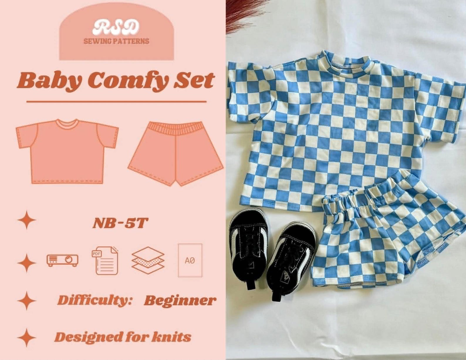 RSD Baby Comfy Set PDF Sewing Pattern - Children Baby Toddler Sewing ...