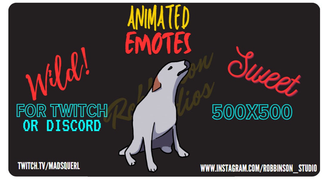 Dancing Dog Animated Emote - Etsy