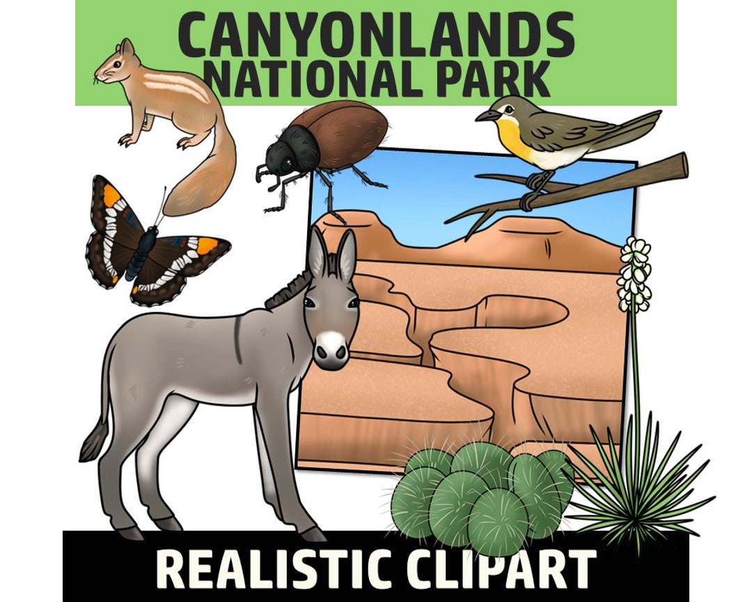 Canyonlands National Park Clip Art - National Park Clipart - Etsy