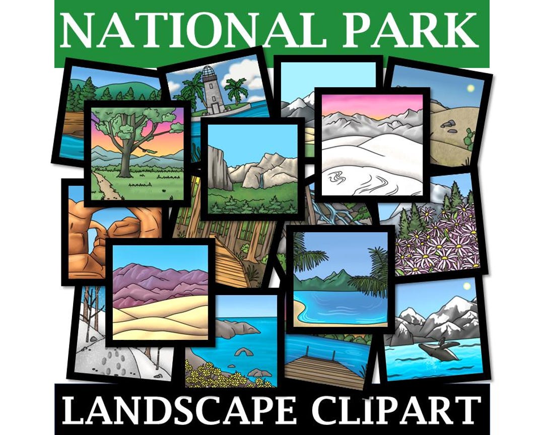 National Park Clip Art - Etsy